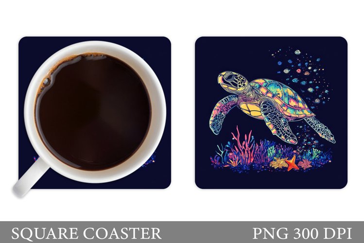 Sea Turtle Coaster Design. Turtle Coaster (5007659)