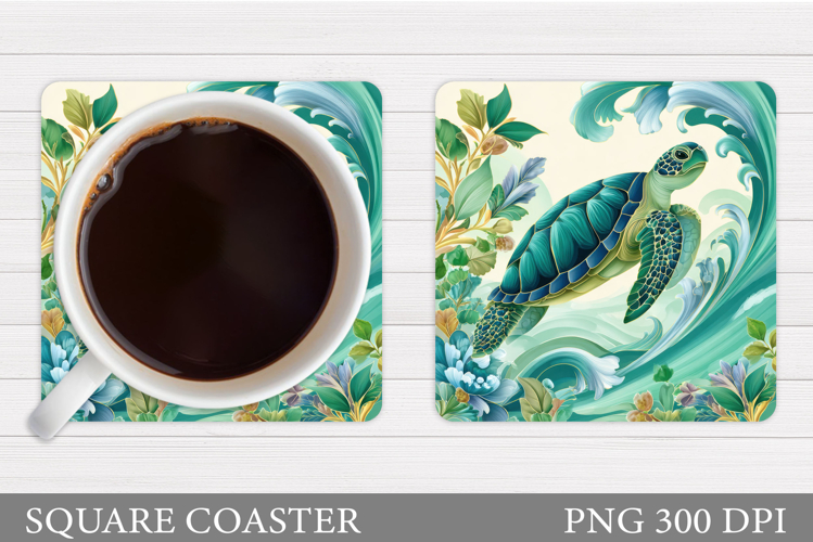 Sea Turtle Coaster Design. Turtle Coaster (5759899)