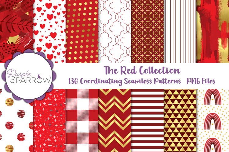 The Reds Collection | Seamless Repeating Patterns