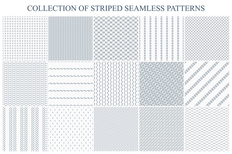 Minimal textile striped patterns