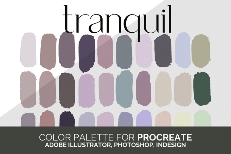 Tranquil Color Palette for Procreate and Adobe