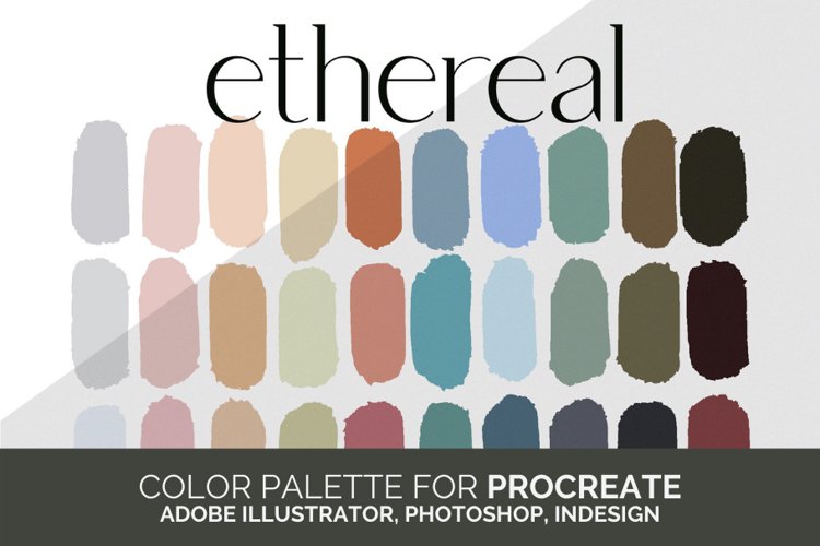 Color Palette for Procreate and Adobe - Ethereal