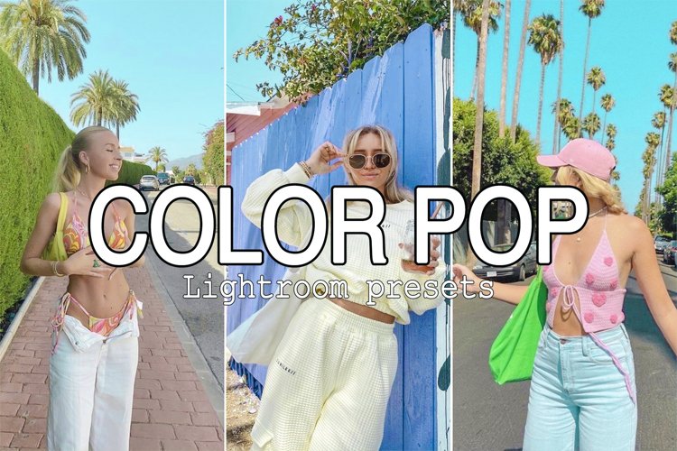 7 Color Pop Lightroom presets, Vibrant, Colorful presets