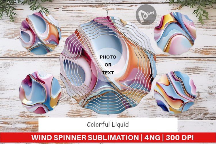 Wind Spinner | Sublimation Spinner Design