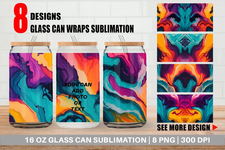 Glass Can Wraps Bundle
