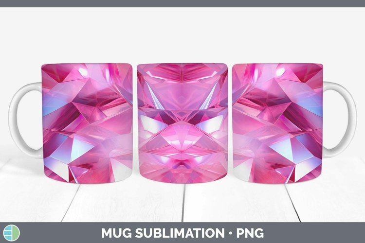 Colors Pink Mug Wrap | Sublimation Coffee Cup Designs