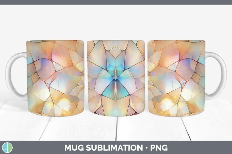 Colors White Mug Wrap | Sublimation Coffee Cup Designs