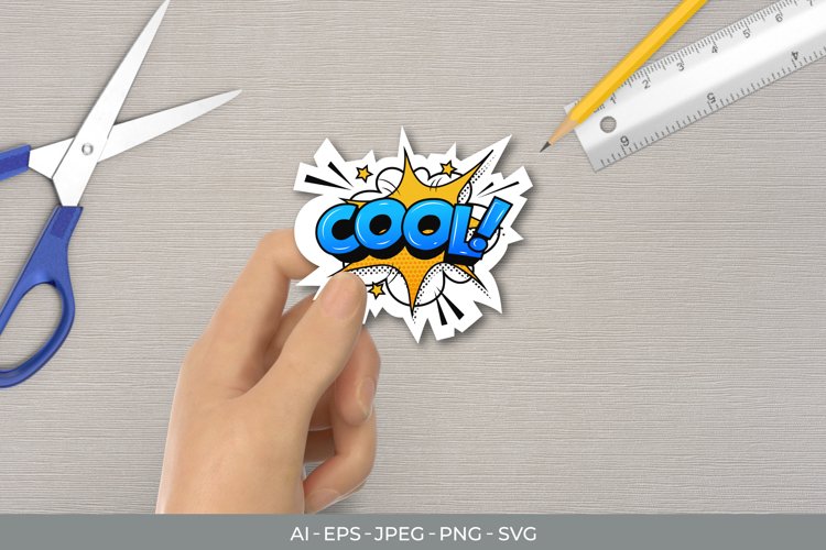Comic Sound Effect Stickers