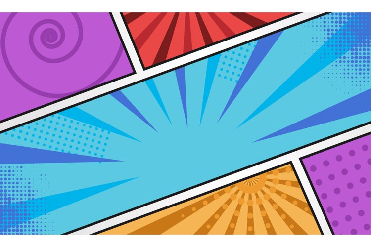 Comic style wallpaper or background template (4916817)