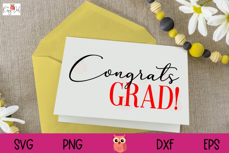 Congrats Grad SVG | Graduation SVG | (1376252)
