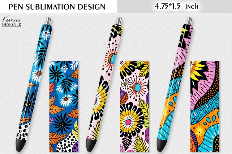 Colorful Ethnic Design|Watercolor Pen Wraps (5248904)
