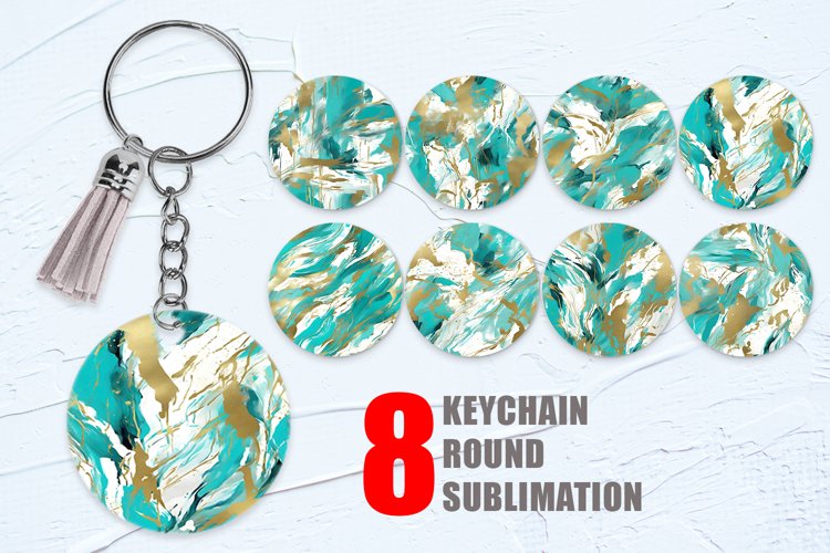 12 Bundle Keychain Sublimation Designs