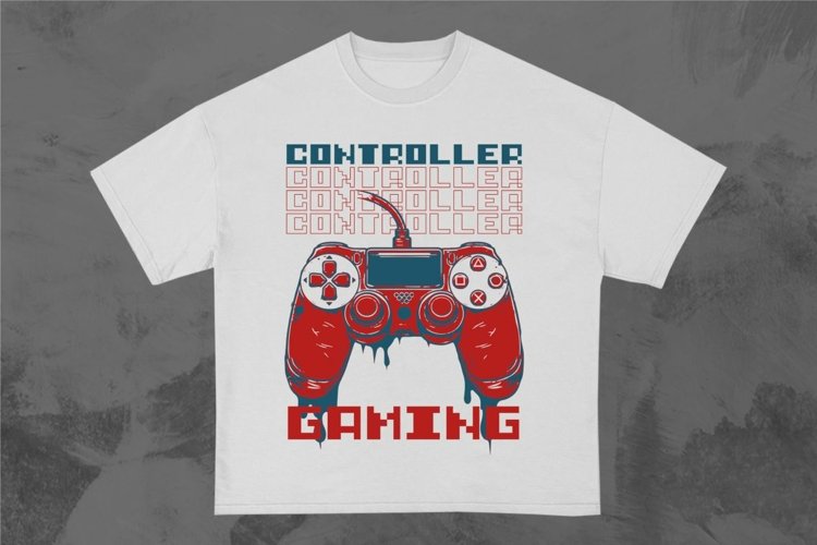 Controller Gaming T shirt Design