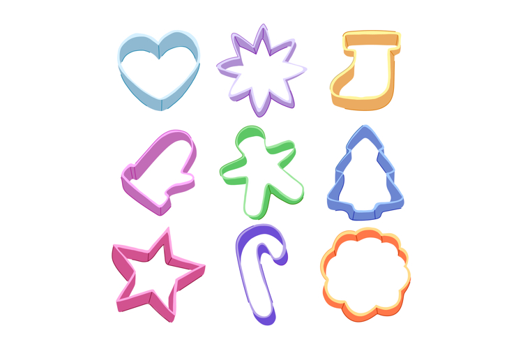 cookie cutter set cartoon (6564869)