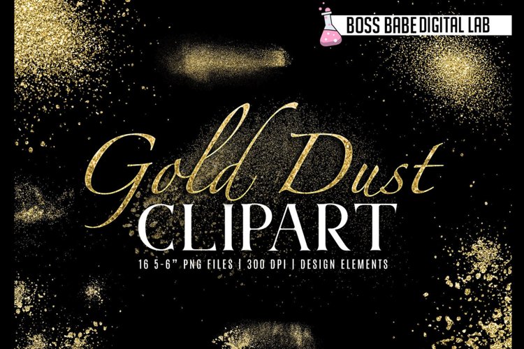 Gold Dust Clipart (1750455)