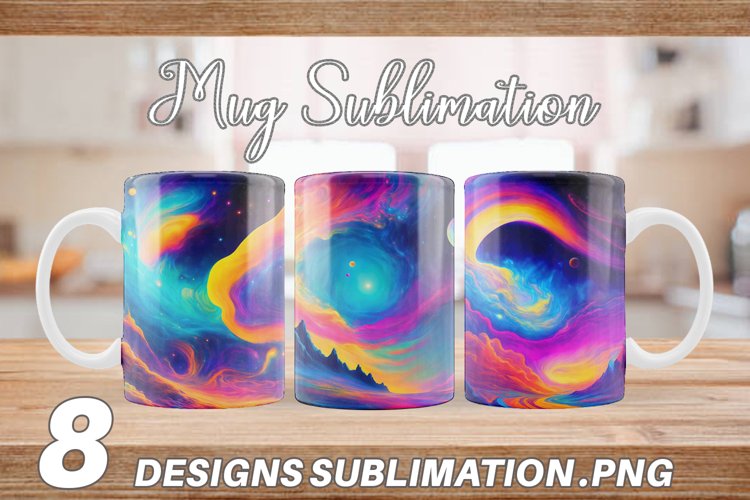 Mug sublimation background