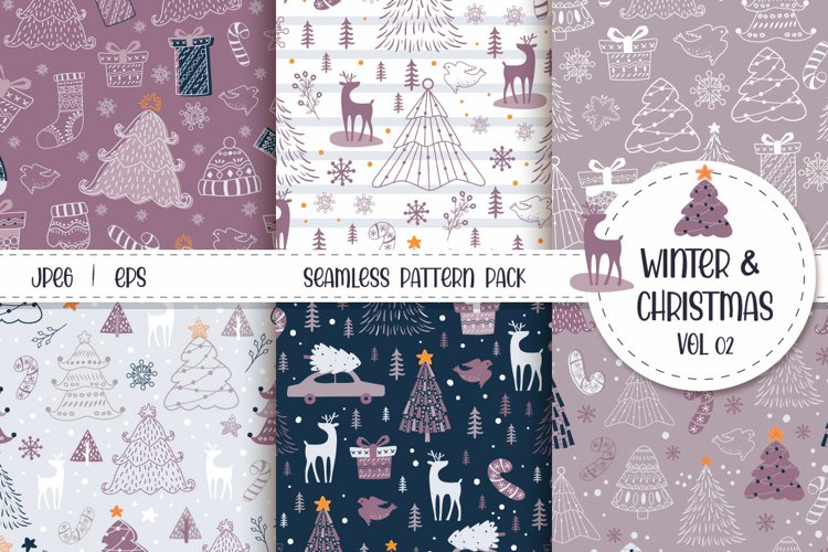 Winter and Christmas Pattern Pack Vol.02