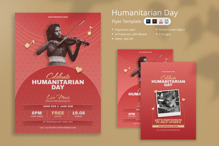 Joey - International Humanitarian Day Flyer