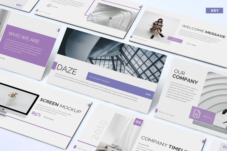 Daze - Keynote Template