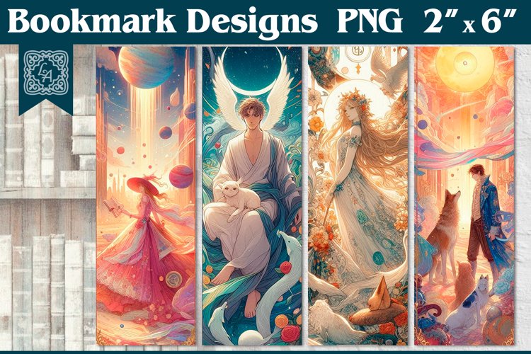 Celestial Printable Bookmark 4 PNG