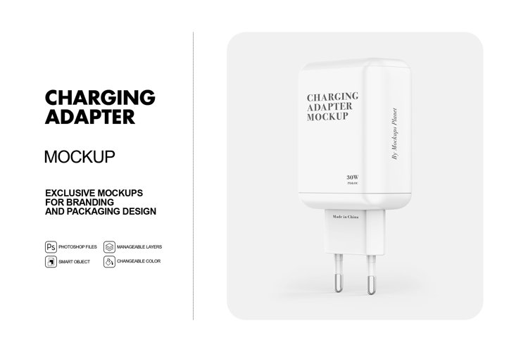 Matte Charging Adapter Mockup (2536850)