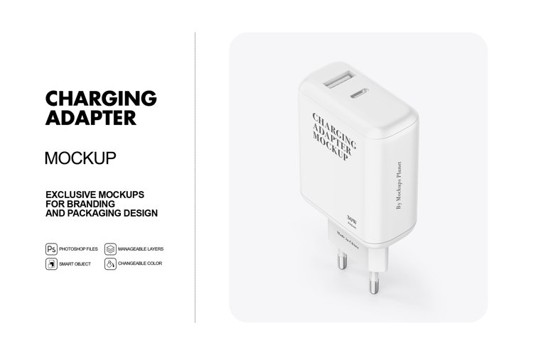 Matte Charging Adapter Mockup (2536918)