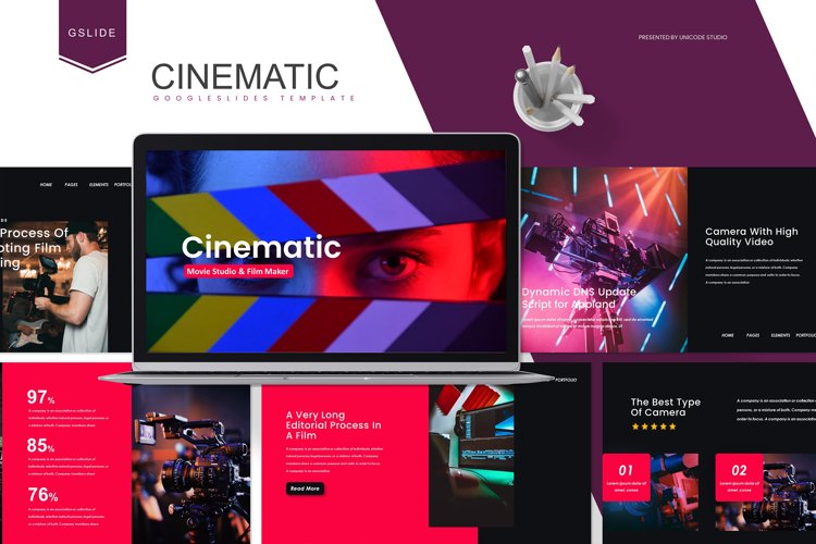 Cinematic - Google Slides Template