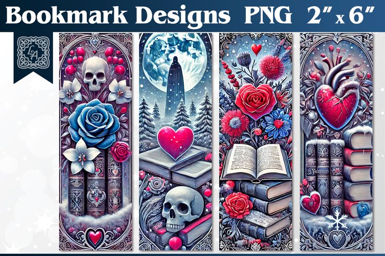 Valentine's day Printable Bookmark 4 PNG