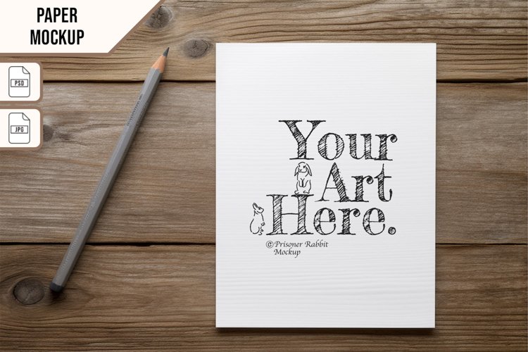 Sketch Pad Drawing Smart Mockup PSD & JPG Template (2776844)