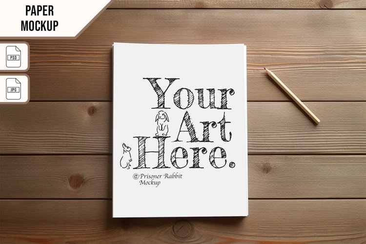 Sketch Pad Drawing Smart Mockup PSD & JPG Template (2773685)