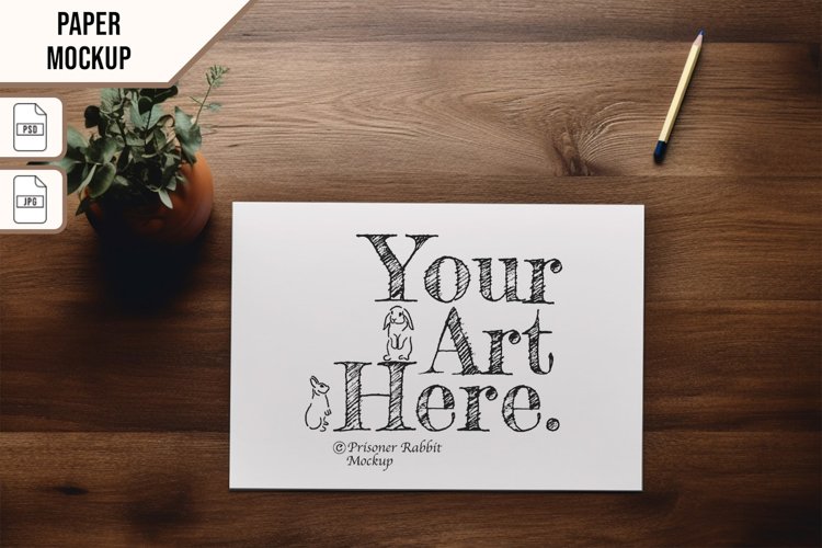 Sketch Pad Drawing Smart Mockup PSD & JPG Template (2773684)