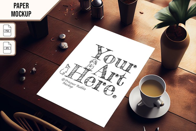 Sketch Pad Drawing Smart Mockup PSD & JPG Template (2772699)