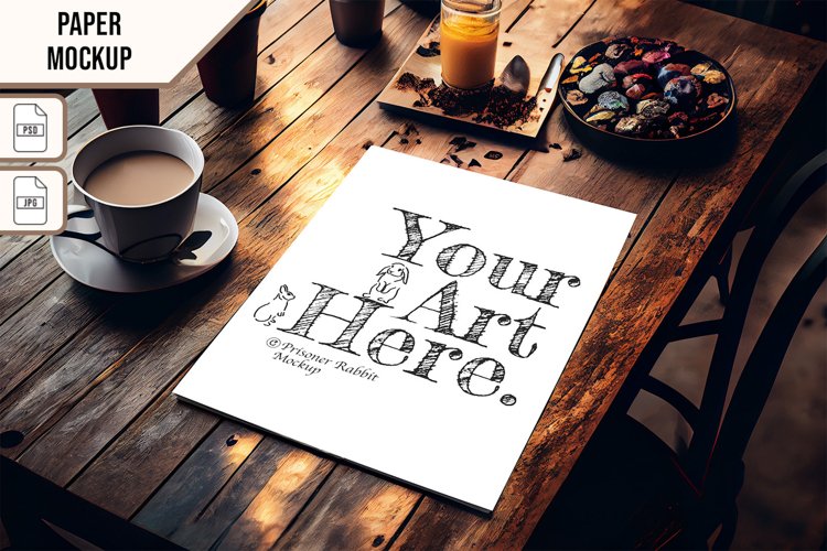 Sketch Pad Drawing Smart Mockup PSD & JPG Template (2772710)