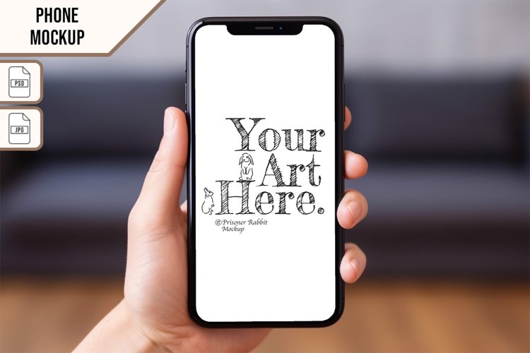 Minimal Phone Smart Mockup PSD & JPG Template (2776748)