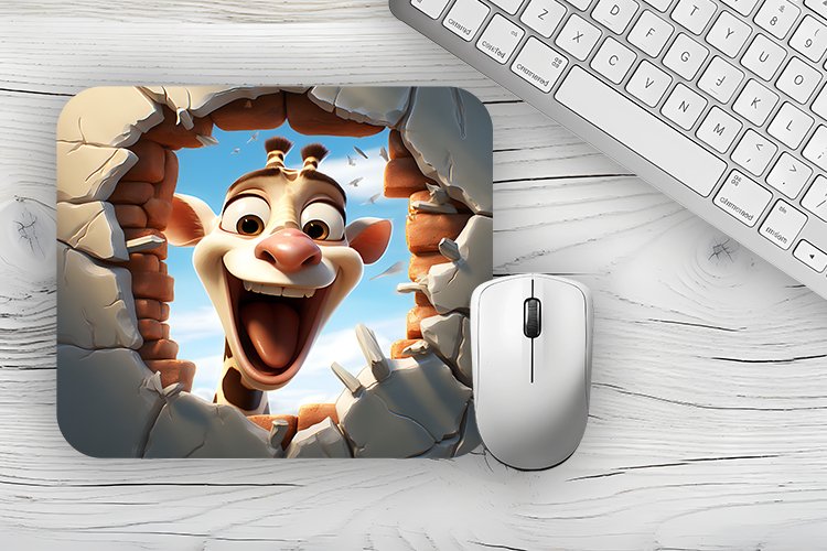 giraffe mouse pad, giraffe Mousepad sublimation