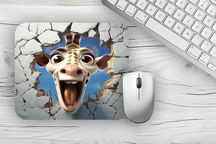 giraffe mouse pad, giraffe Mousepad sublimation