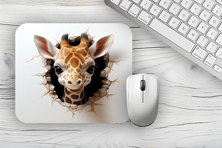giraffe mouse pad, giraffe Mousepad sublimation