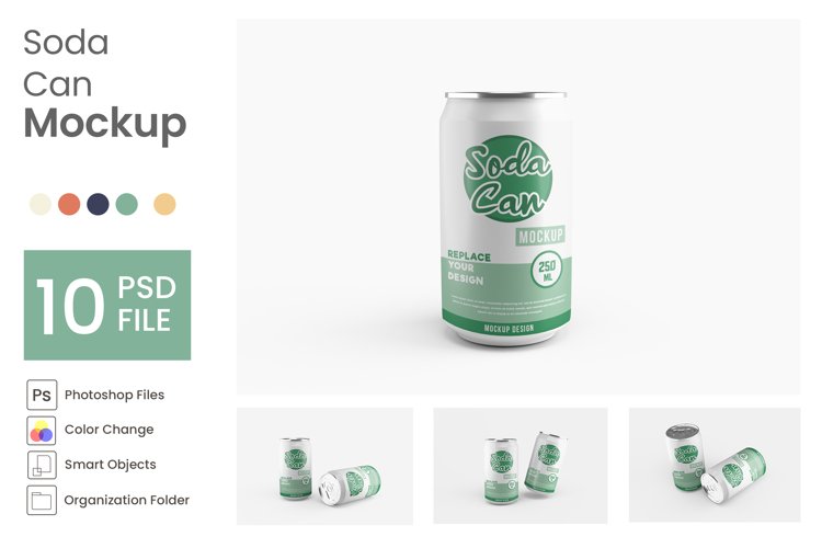 Soda Can Mockup (2768768)