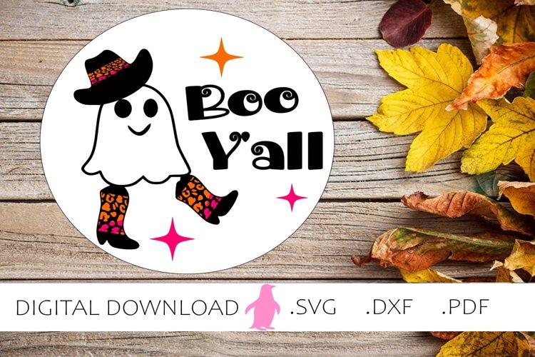 Spooky Halloween SVG - Ghost Boo Design SVG (2219096)