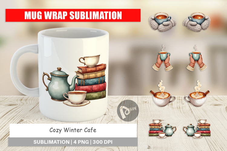 Mug sublimation background