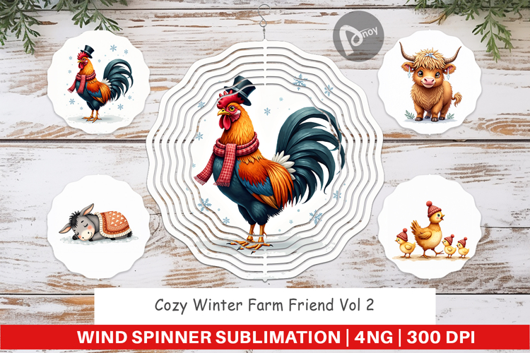 Wind Spinner | Sublimation Spinner Design