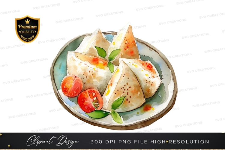 Delicious pastry with tomatoes