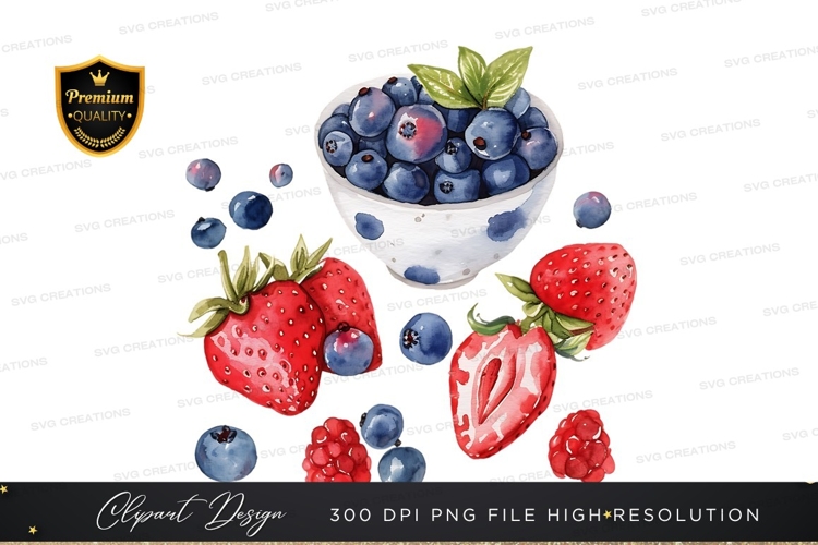 Vector clipart of a blackberry