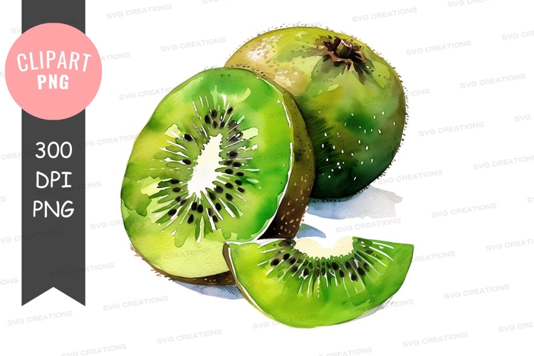 Kiwi fruit clipart png (6468565)