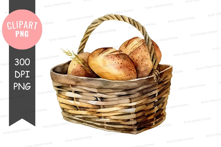 Basket of fresh bread