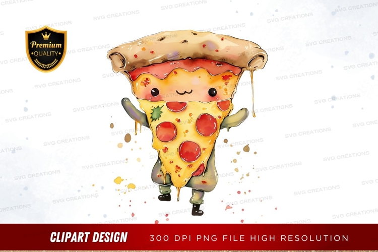 Pepperoni pizza character
