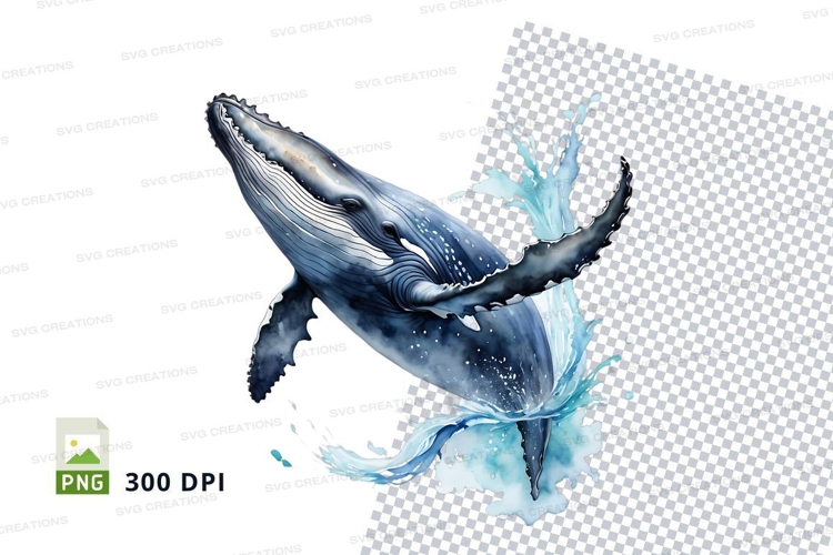 Leaping humpback whale (6501008)