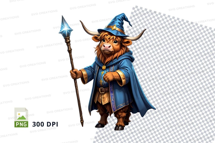 Mystical bull wizard