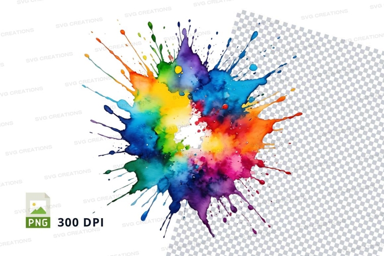 Colorful paint splash (6509720)