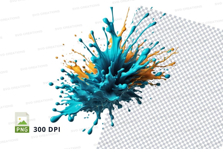 Paint splash clip art